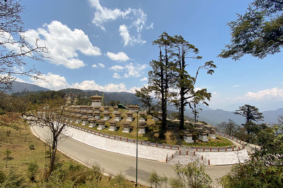 Dochula Pass 108 Chortens, Thimphu, Bhutan