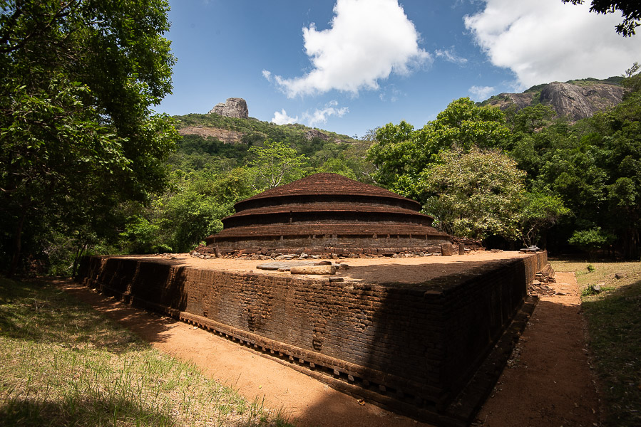 Dambulla Kaludiya Pokuna Aranya Stupa, Matale District, Sri Lanka