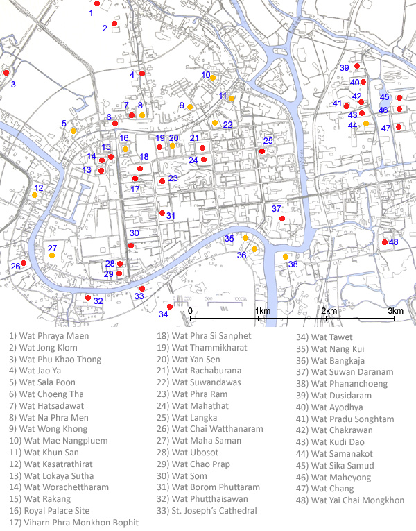 Ayutthaya Map Island